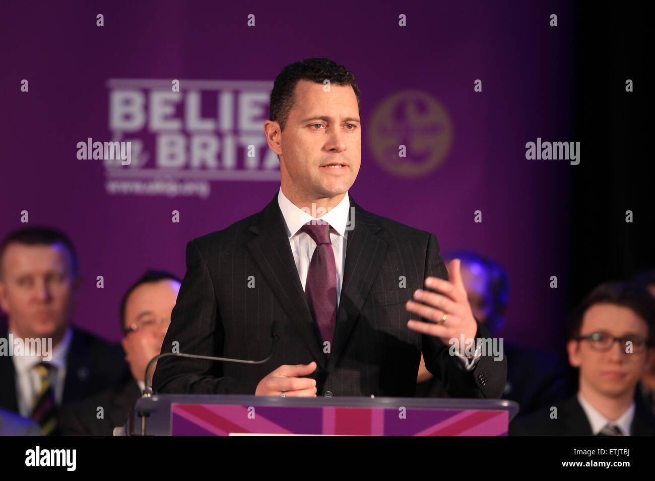 UKIP Immigration Speech in London Featuring: Steven Woolfe Where ...