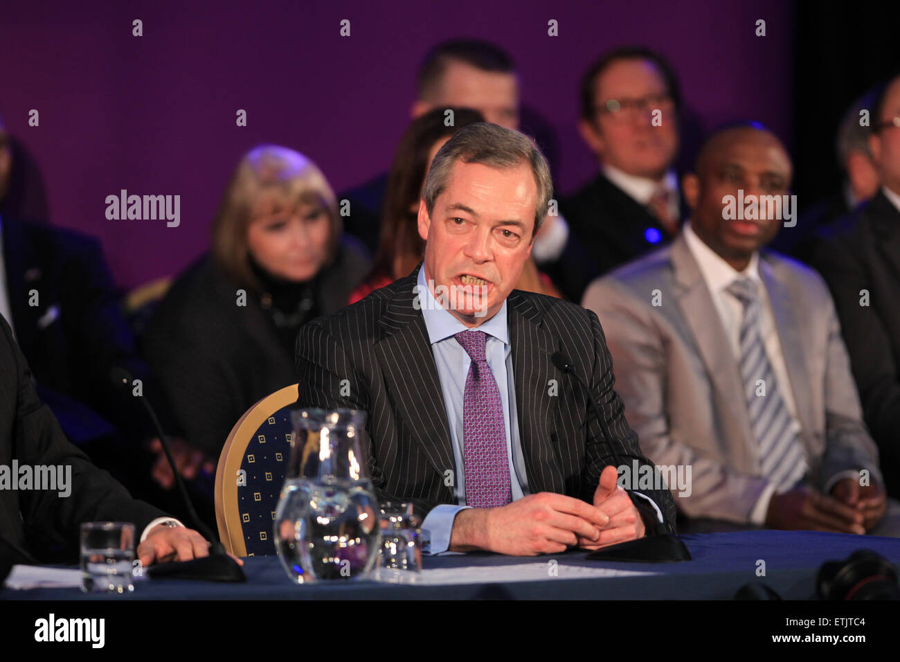 UKIP Immigration Speech in London Featuring: Nigel Farage Where: London ...