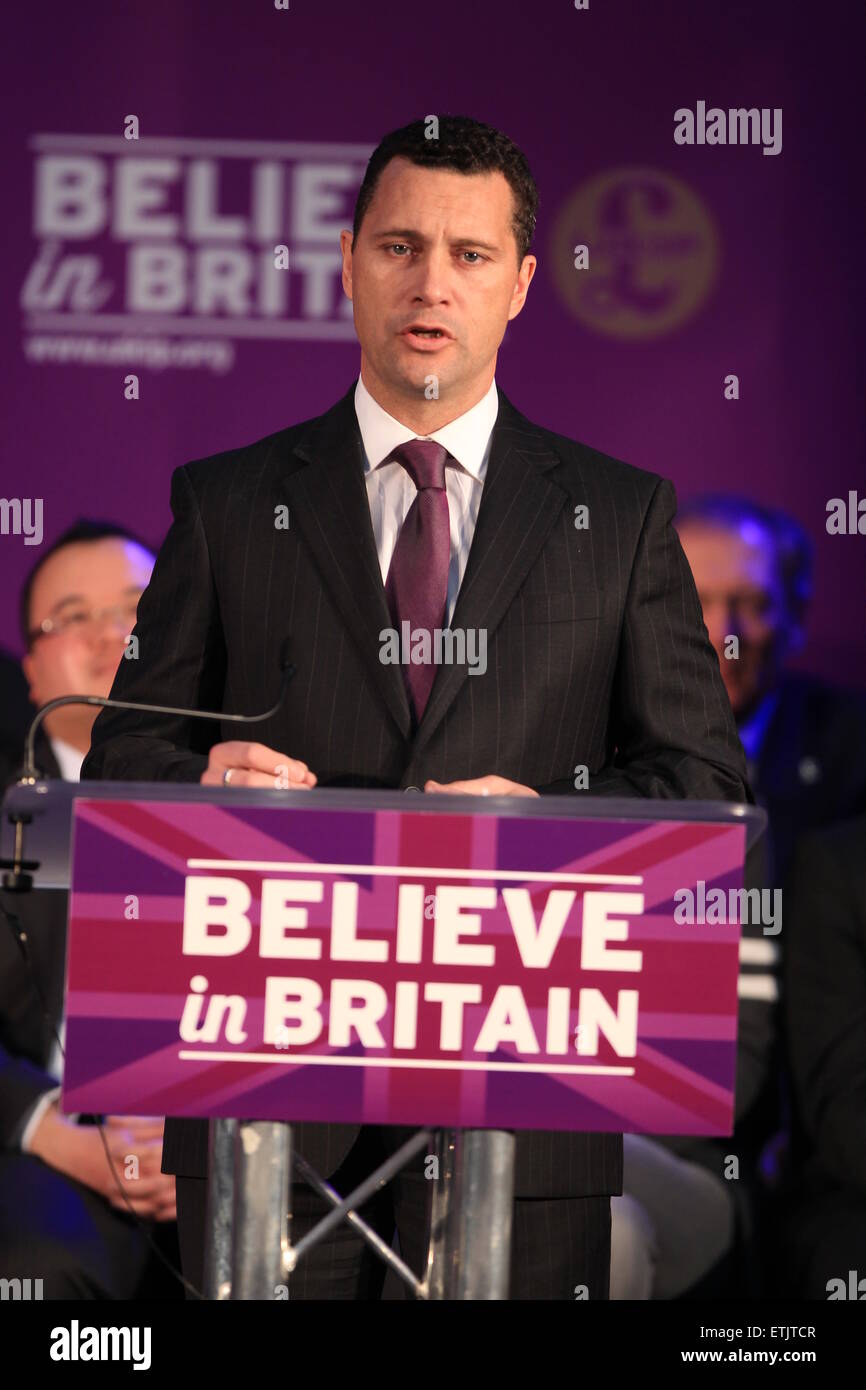 UKIP Immigration Speech in London Featuring: Steven Woolfe Where ...