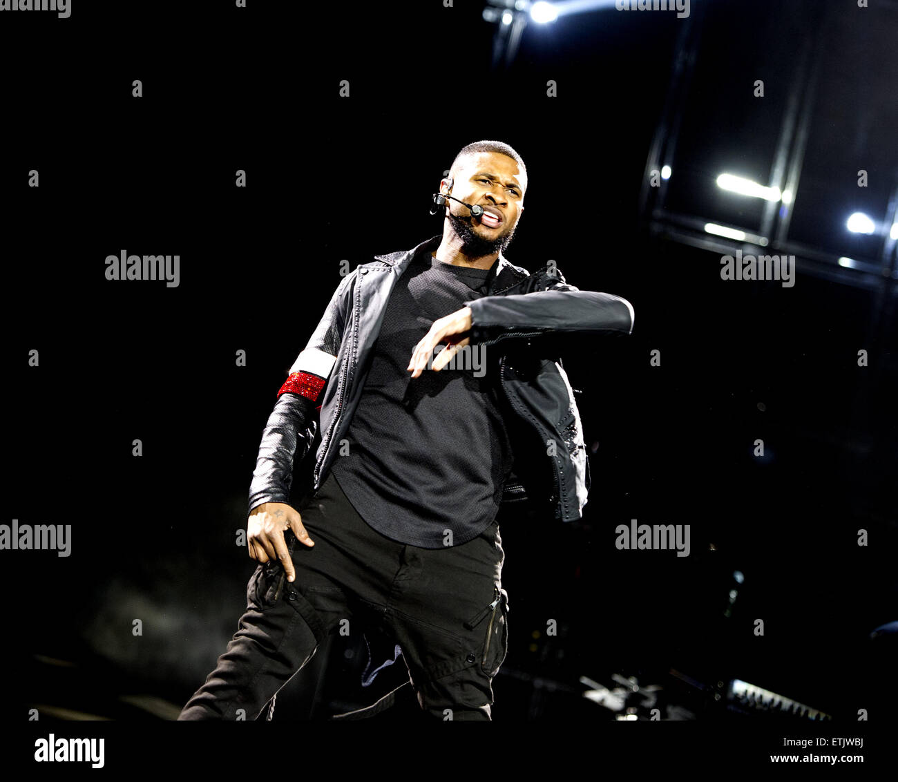 Usher performing live in concert at the Ziggo Dome The UR Experience ...