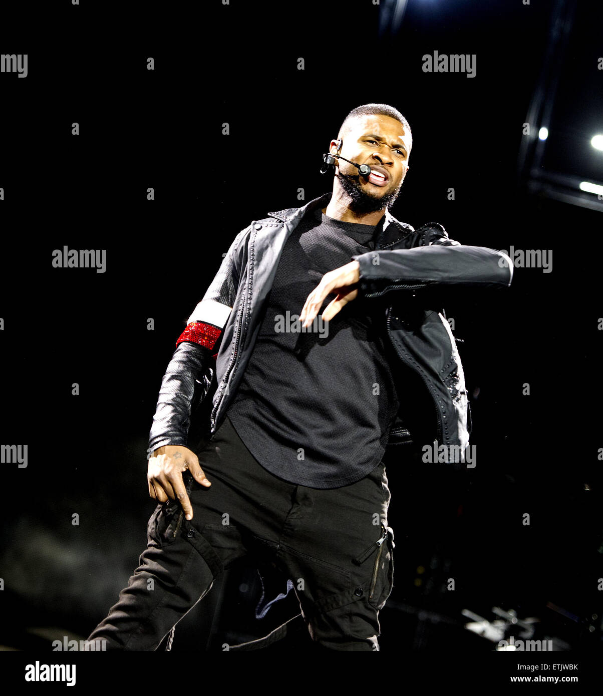 Usher performing live in concert at the Ziggo Dome The UR Experience ...