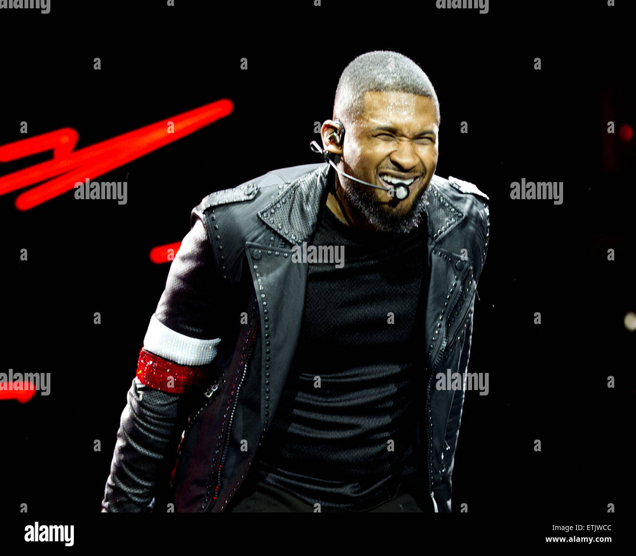 Usher performing live in concert at the Ziggo Dome The UR Experience ...