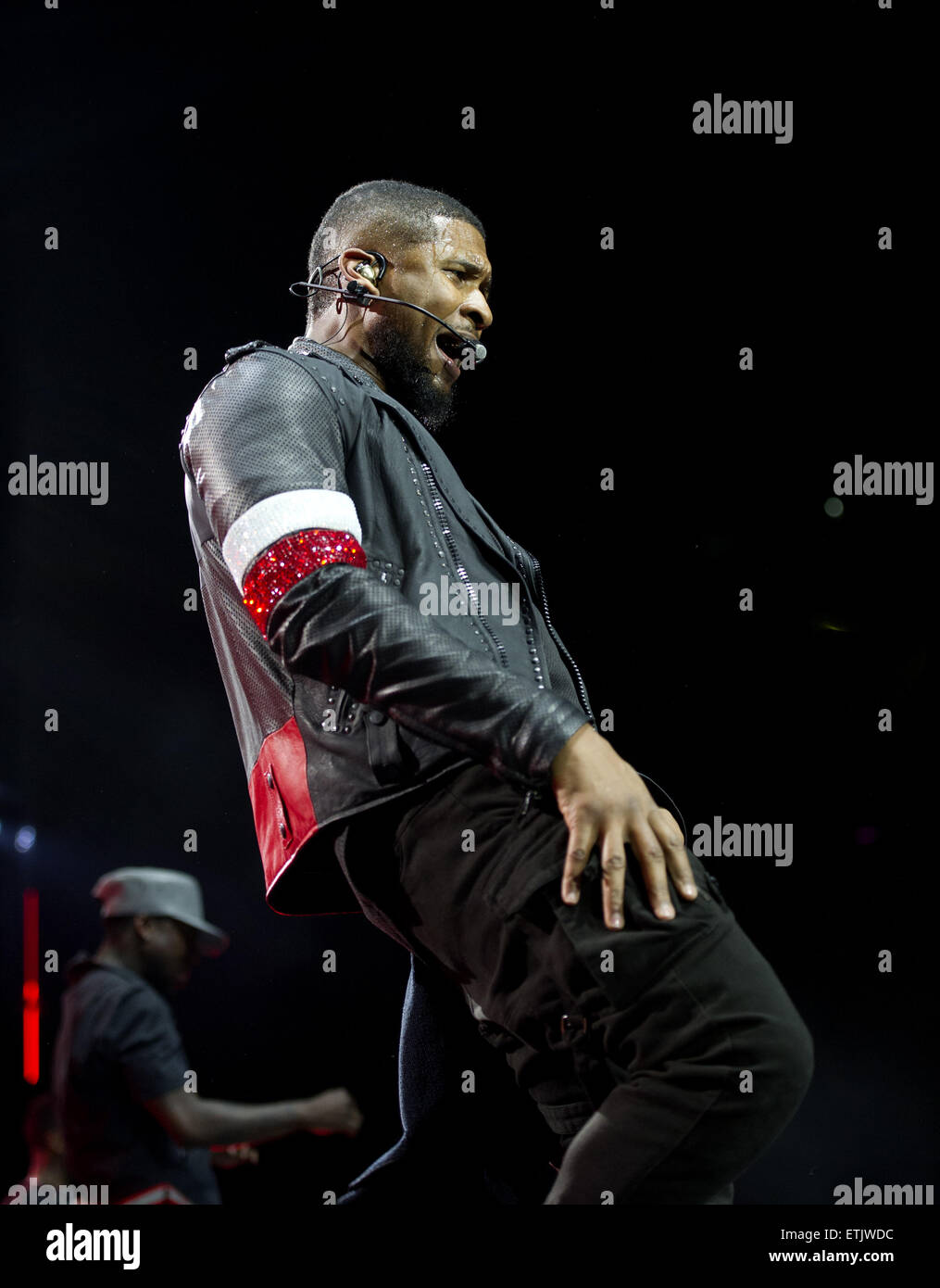 Usher performing live in concert at the Ziggo Dome The UR Experience ...