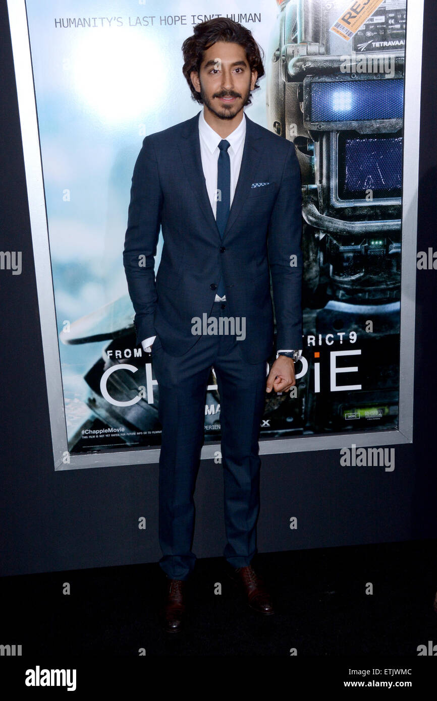 World Premiere of "Chappie" - Red Carpet Arrivals Featuring: Dev Patel ...
