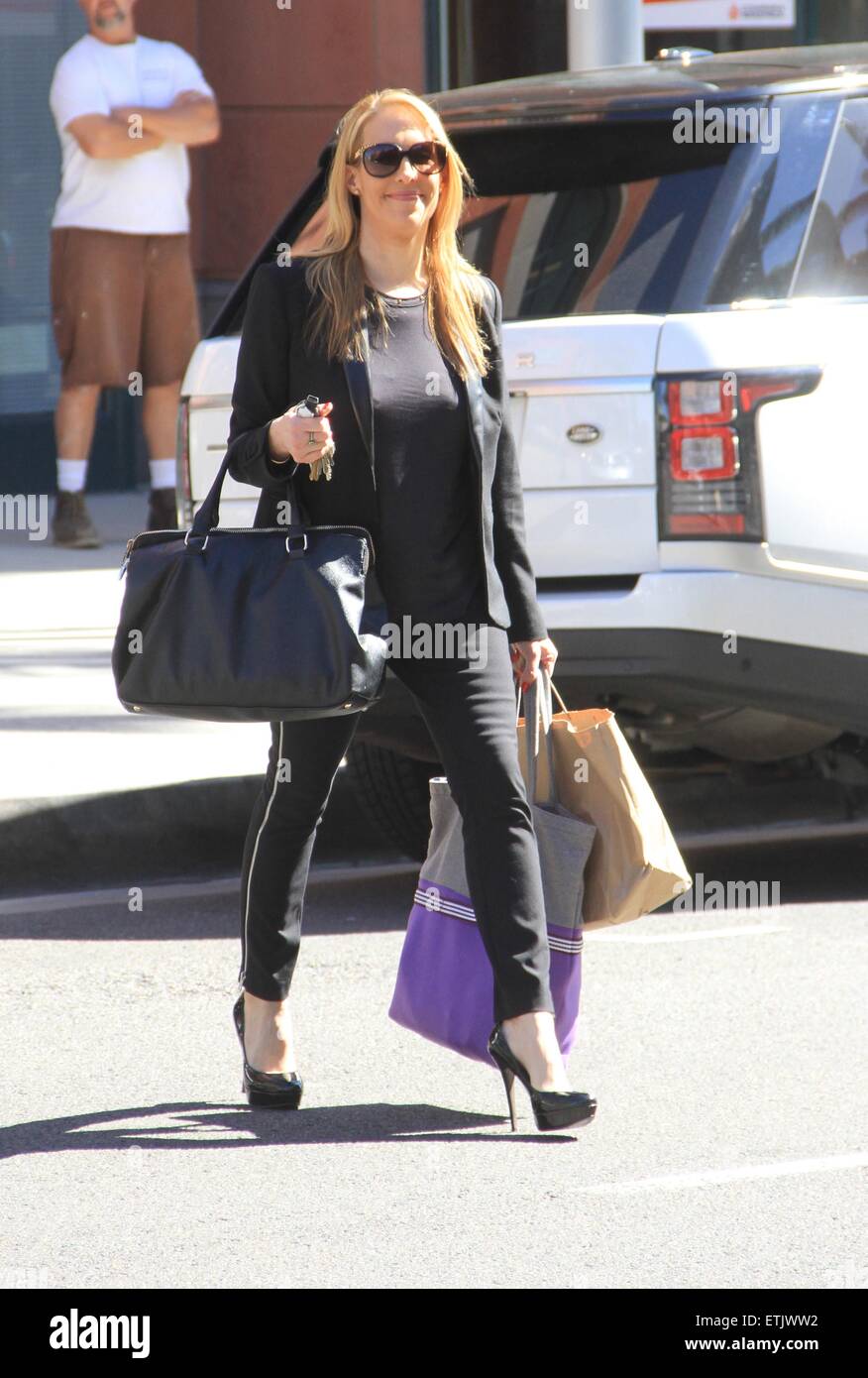 Psychotherapist, Dr Jenn Berman goes shopping in Beverly Hills ...