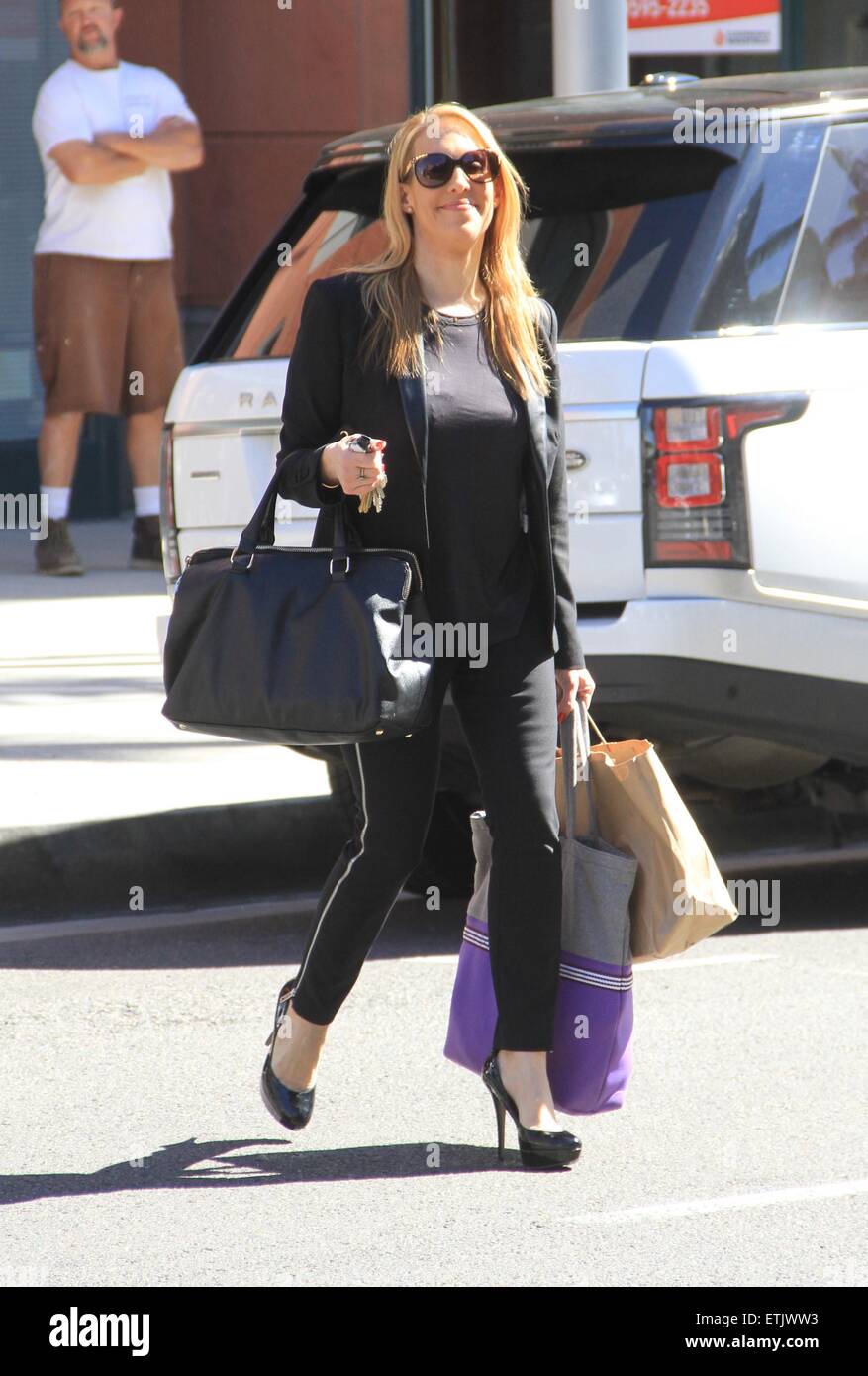 Psychotherapist, Dr Jenn Berman goes shopping in Beverly Hills ...