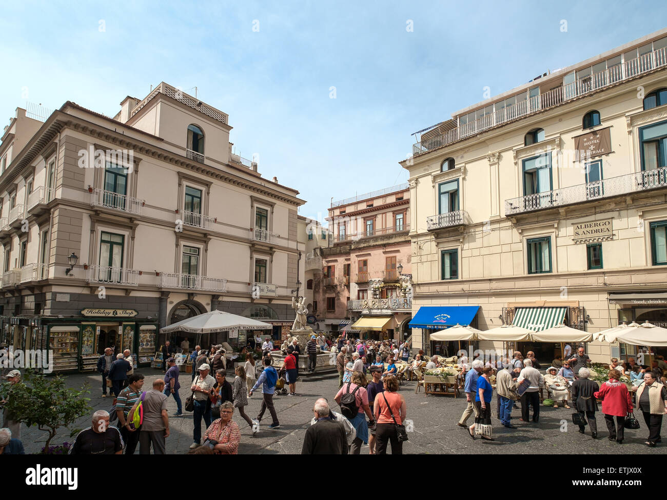 Piazza del Duomo, Amalfi, Italy Stock Photo - Alamy