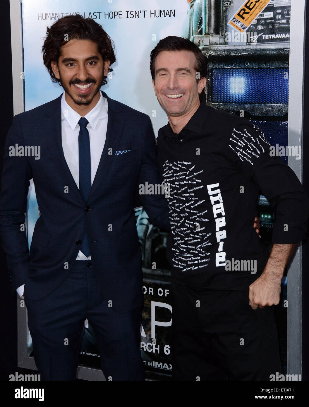 World Premiere of "Chappie" - Red Carpet Arrivals Featuring: Dev Patel ...