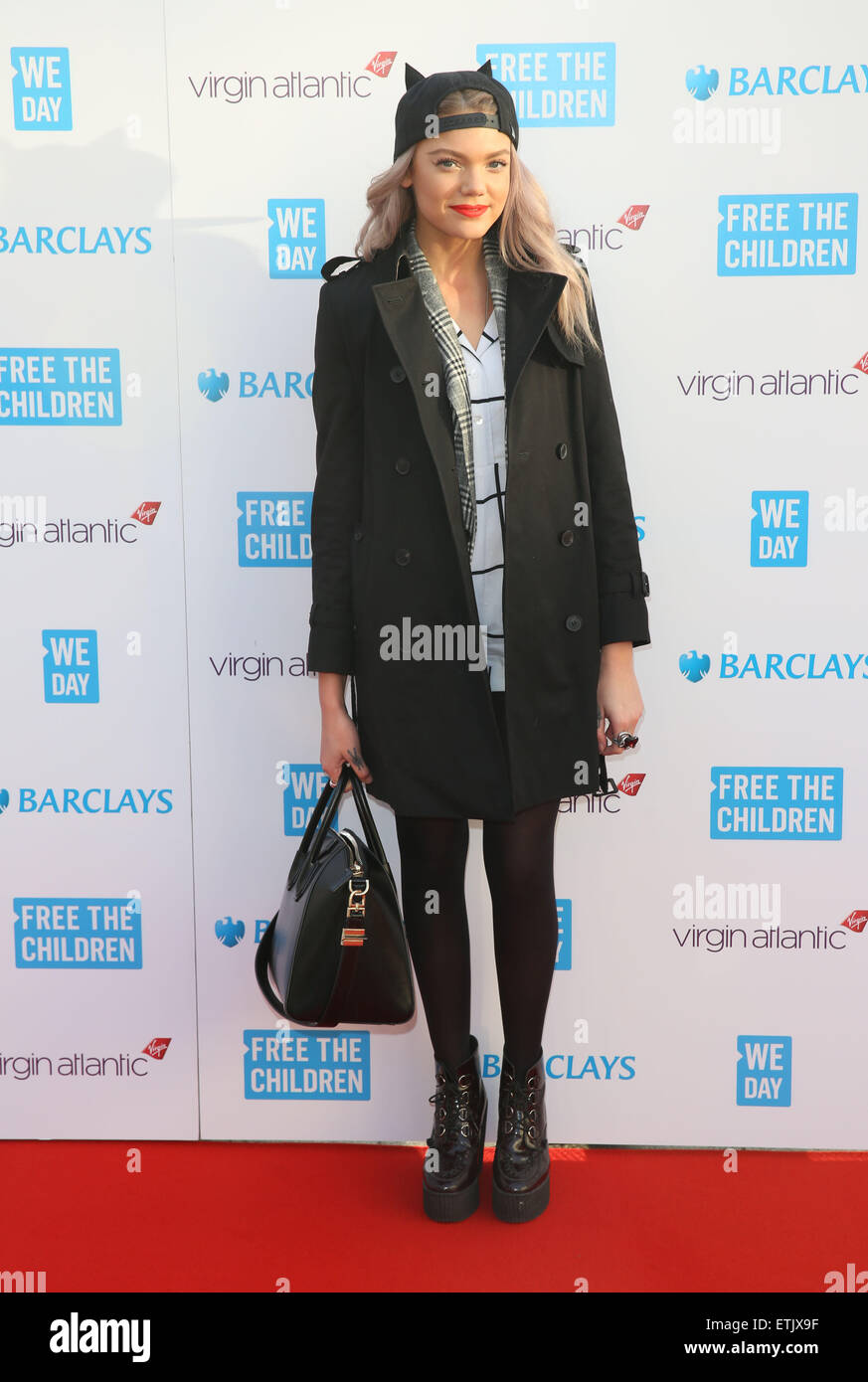 We Day UK held at Wembley Arena - Arrivals Featuring: Becca Dudley ...