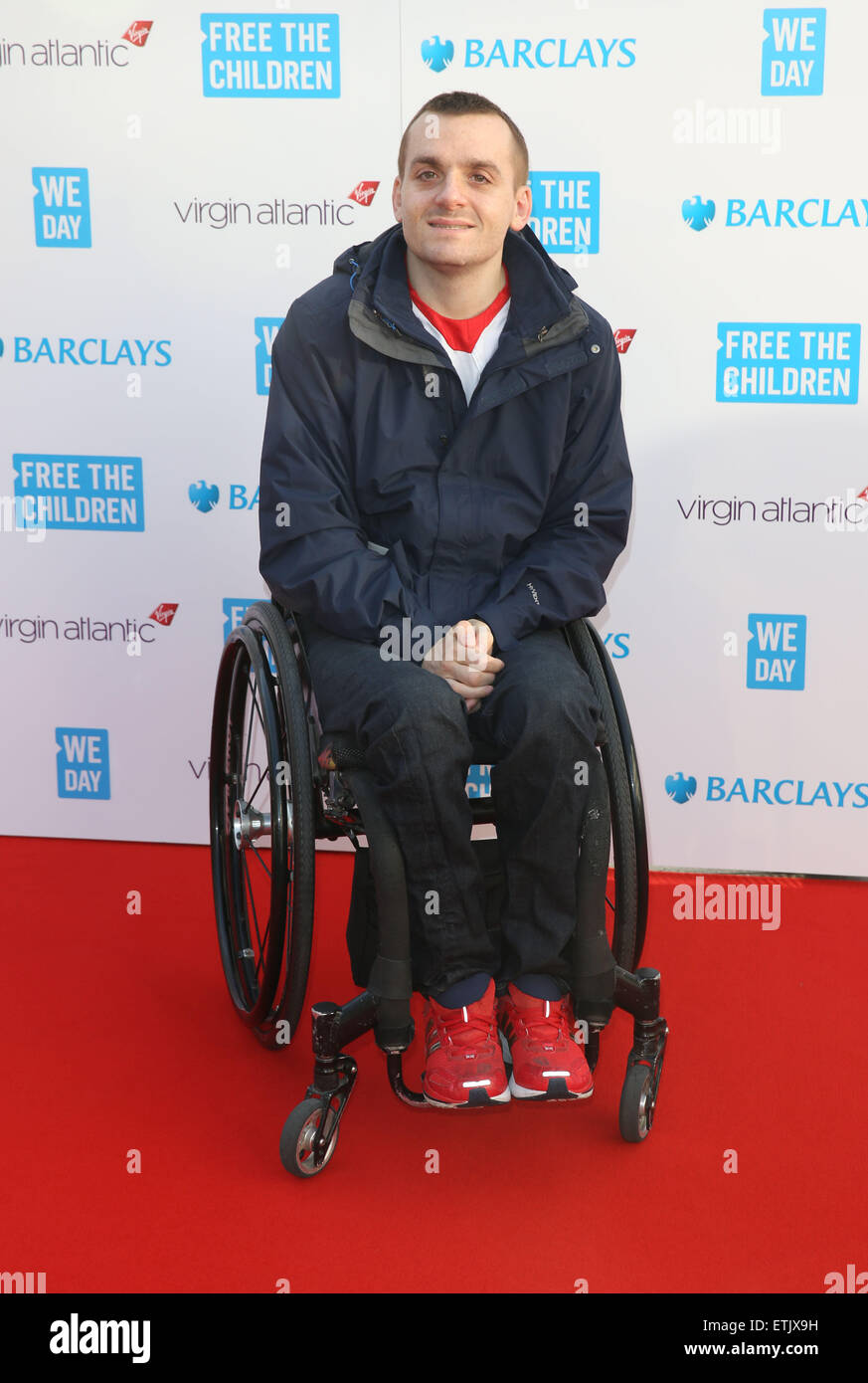We Day UK held at Wembley Arena - Arrivals Featuring: Andy Barrow Where ...
