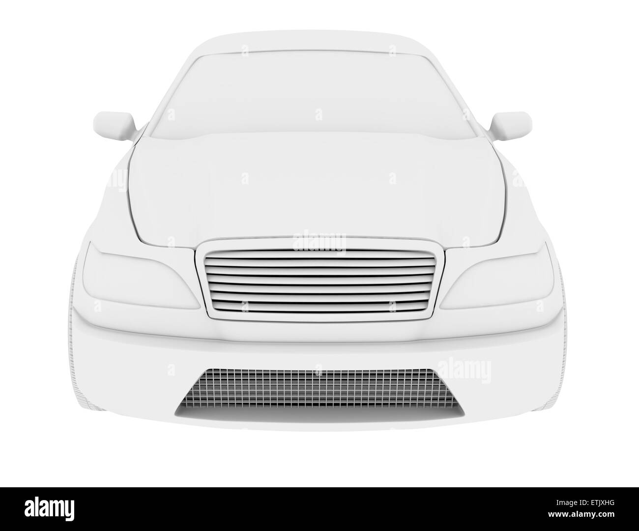 Car model on white Stock Photo - Alamy