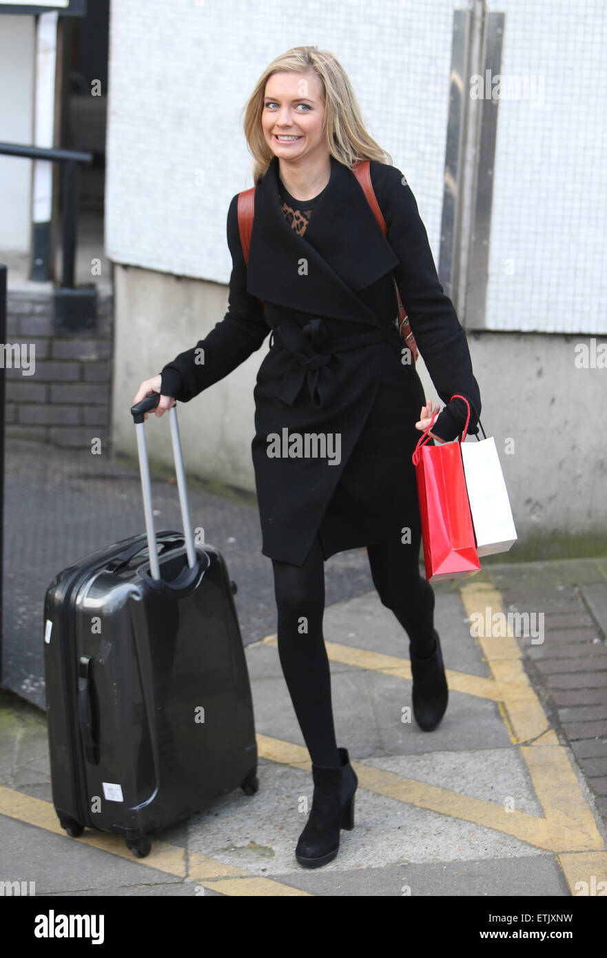 Rachel Riley outside the ITV Studios Featuring: Rachel Riley Where ...