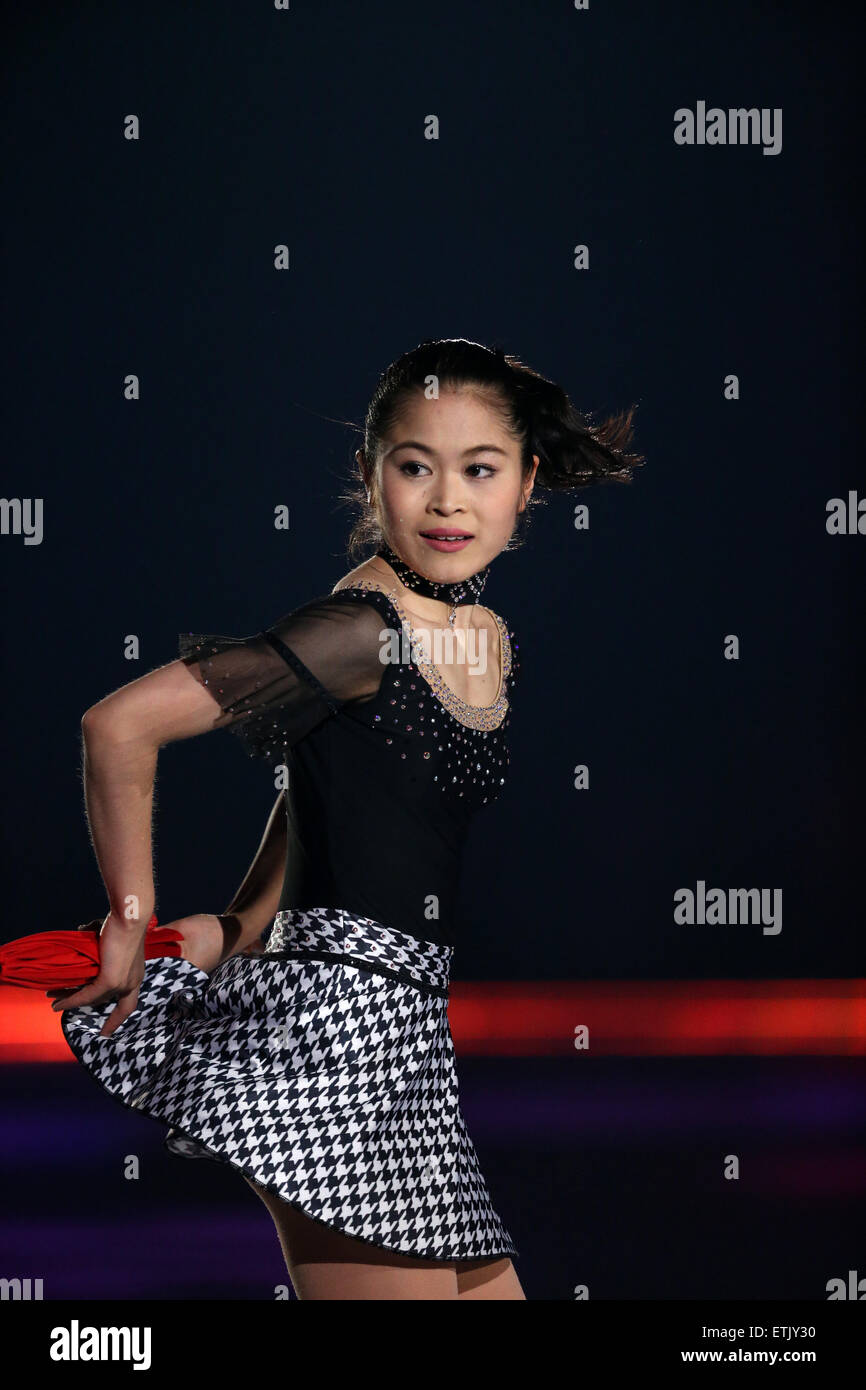 Kanagawa, Japan. 12th June, 2015. Satoko Miyahara Figure Skating ...