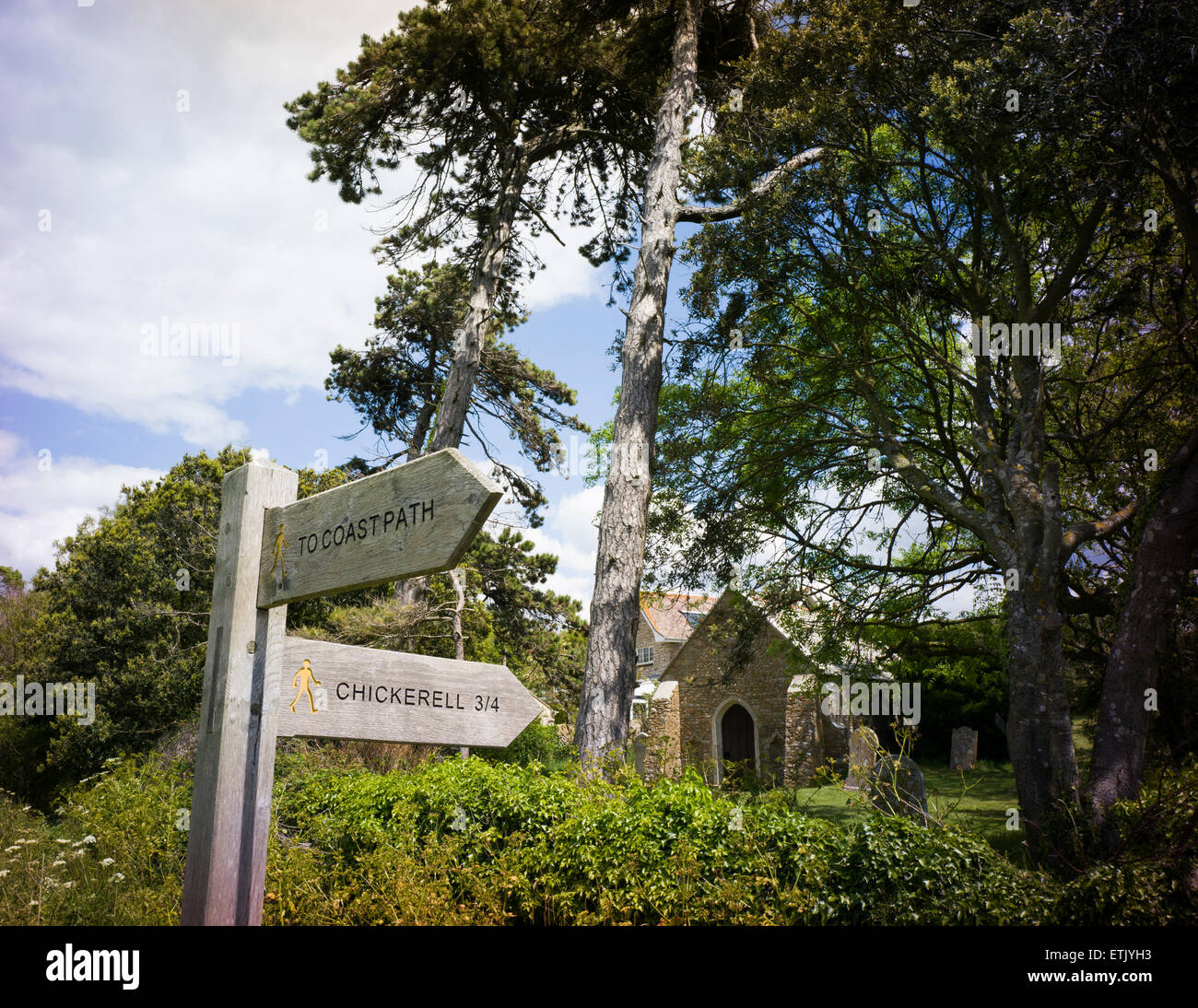 The Old Fleet Church "Moonfleet" at Weymouth Dorset UK Stock Photo - Alamy