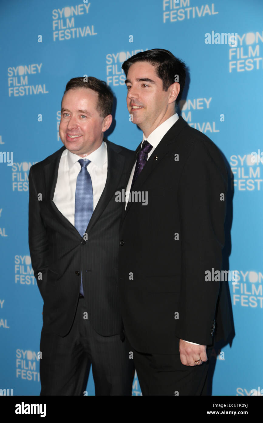 Sydney, Australia. 14 June 2015. Pictured: Qantas CEO Alan Joyce and ...