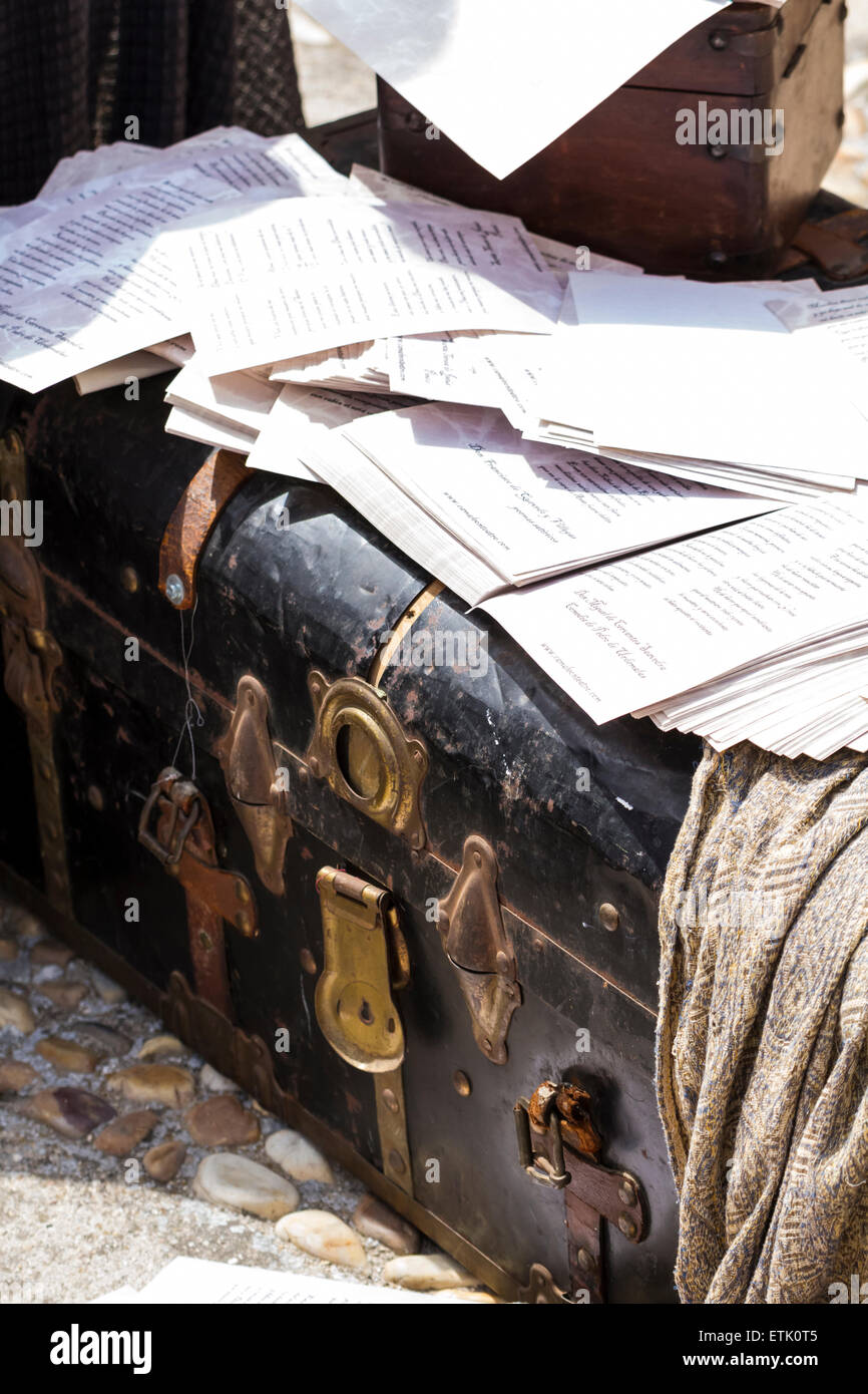 Handmade, medieval crafts fair, tradition and culture in Spain Stock ...