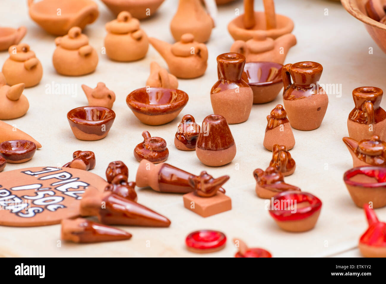 Handmade, medieval crafts fair, tradition and culture in Spain Stock ...