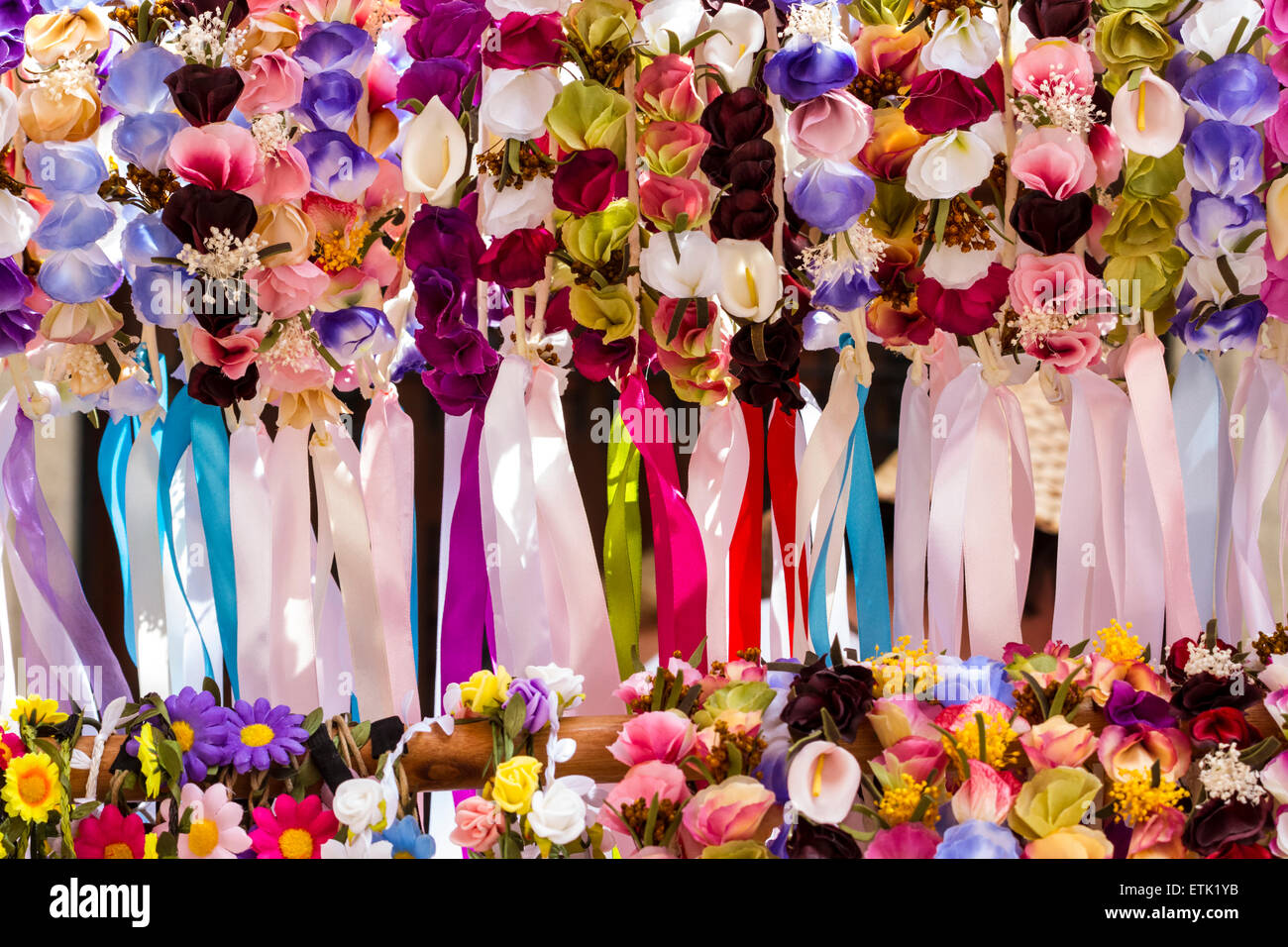 Handmade, medieval crafts fair, tradition and culture in Spain Stock ...