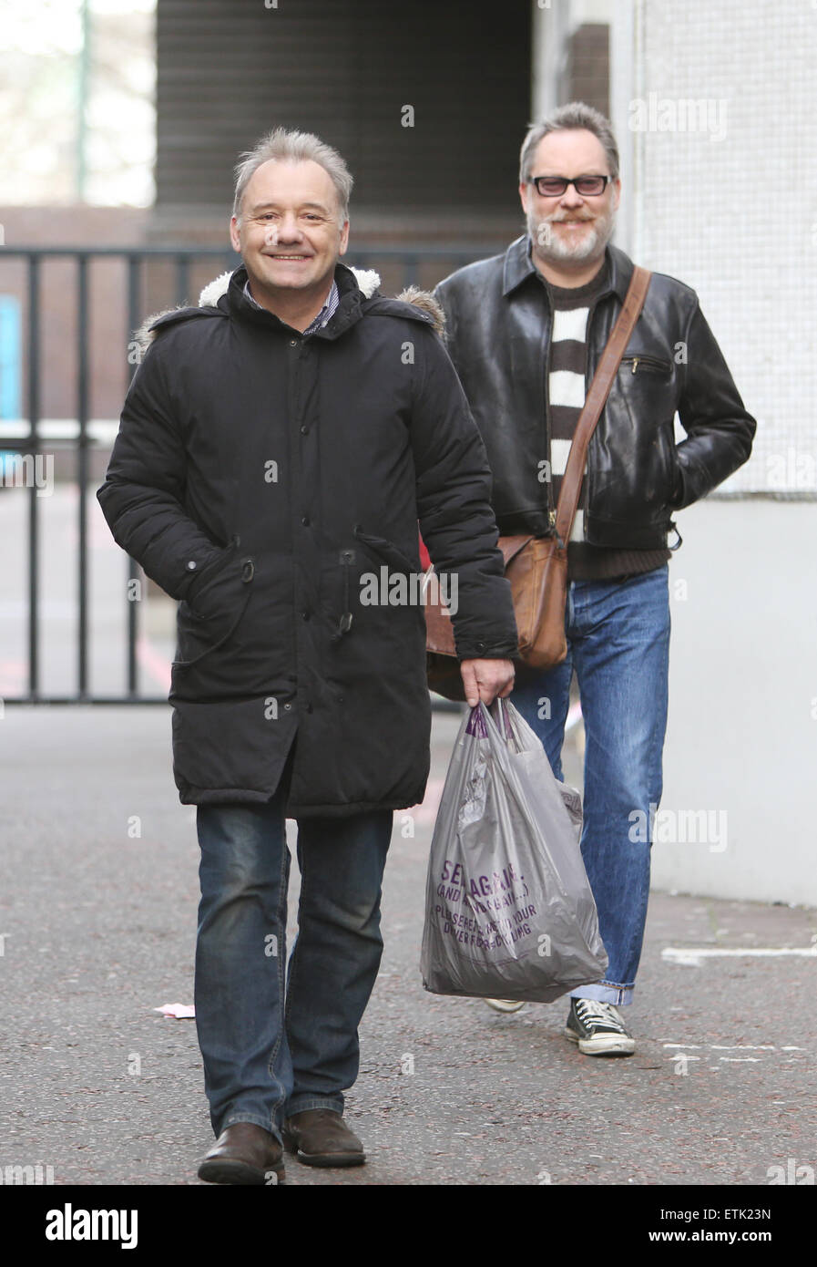 Vic Reeves and Bob Mortimer outside ITV Studios Featuring: Vic Reeves ...