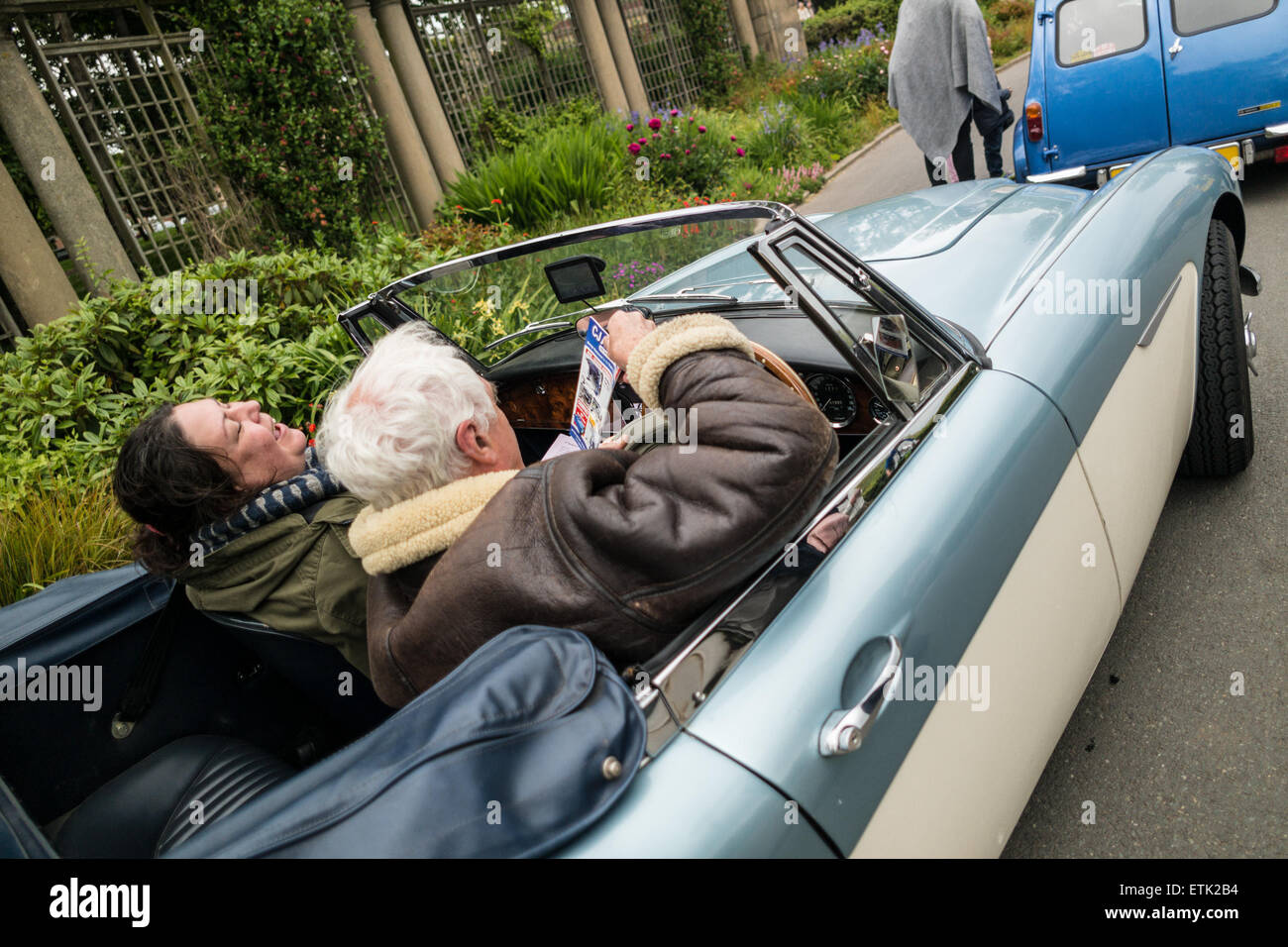 Blackpool UK, The 53rd Manchester to Blackpool car rally arrives in ...
