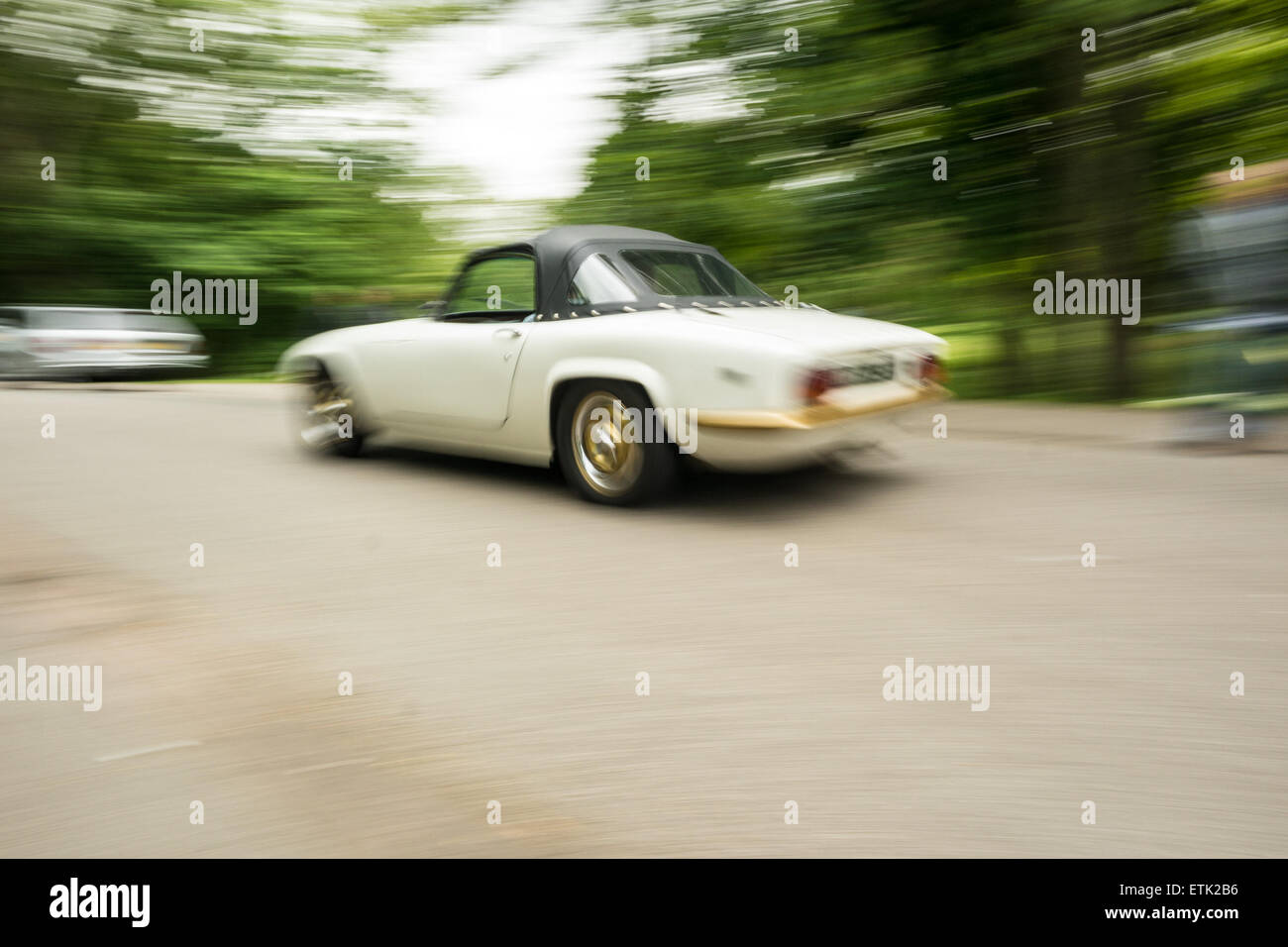 Blackpool, UK. 14th June, 2015. The 53rd Manchester to Blackpool car ...