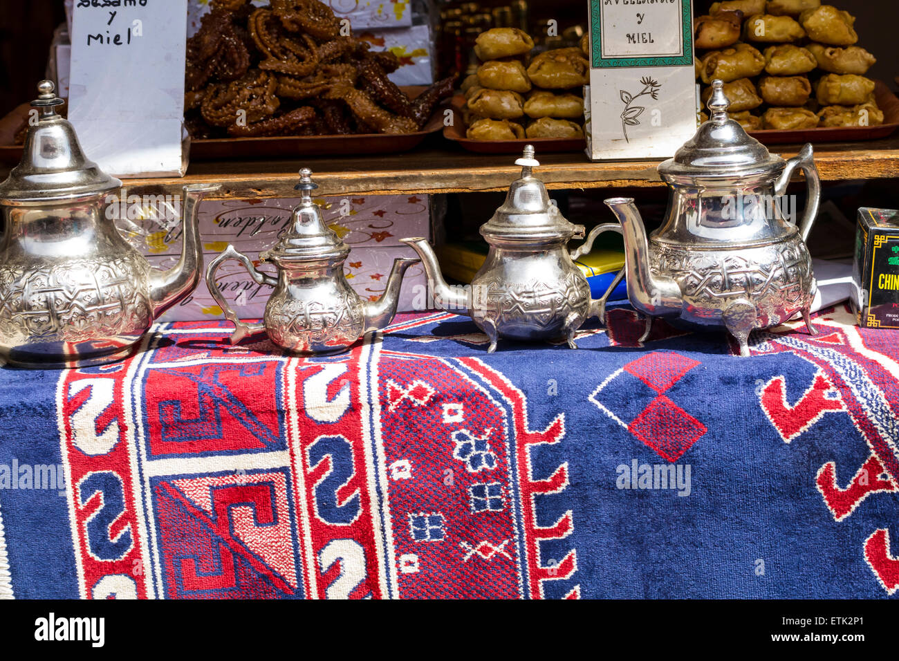 Handmade, medieval crafts fair, tradition and culture in Spain Stock ...