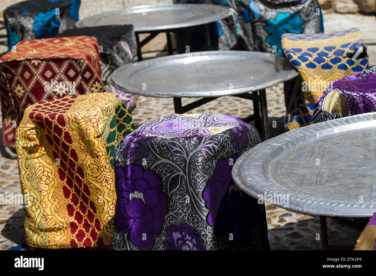 Handmade, medieval crafts fair, tradition and culture in Spain Stock ...