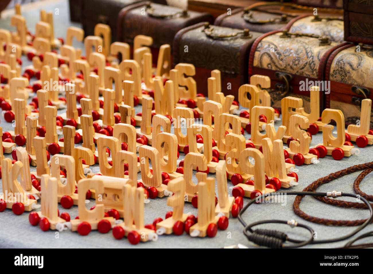 Handmade, medieval crafts fair, tradition and culture in Spain Stock ...