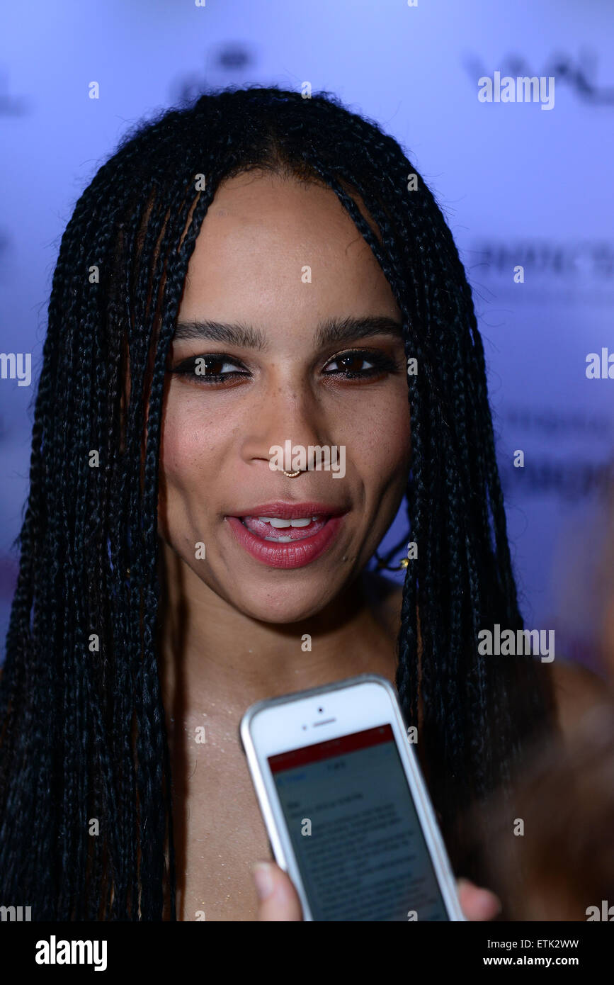 Ocean Drive magazine cover launch featuring Zoe Kravitz at The Wall at ...