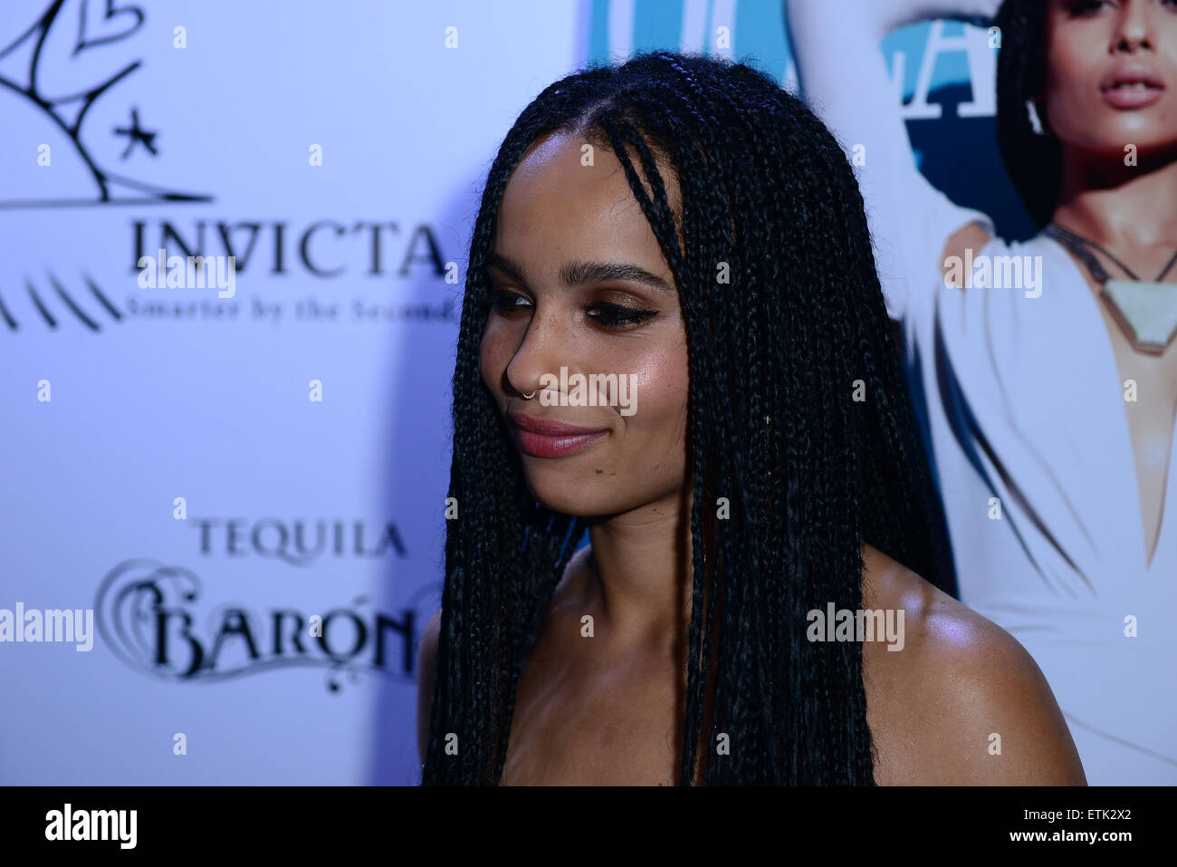 Ocean Drive magazine cover launch featuring Zoe Kravitz at The Wall at ...