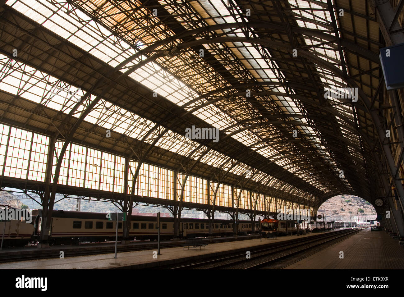 Portbou railway station. Portbou Stock Photo - Alamy