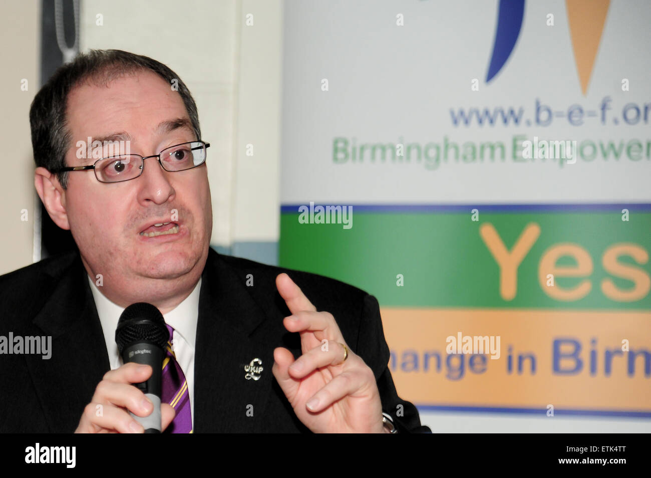 Political party memmbers attend an open Question Time in the Handsworth ...