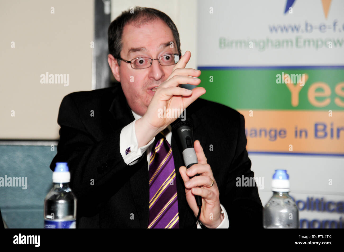 Political party memmbers attend an open Question Time in the Handsworth ...