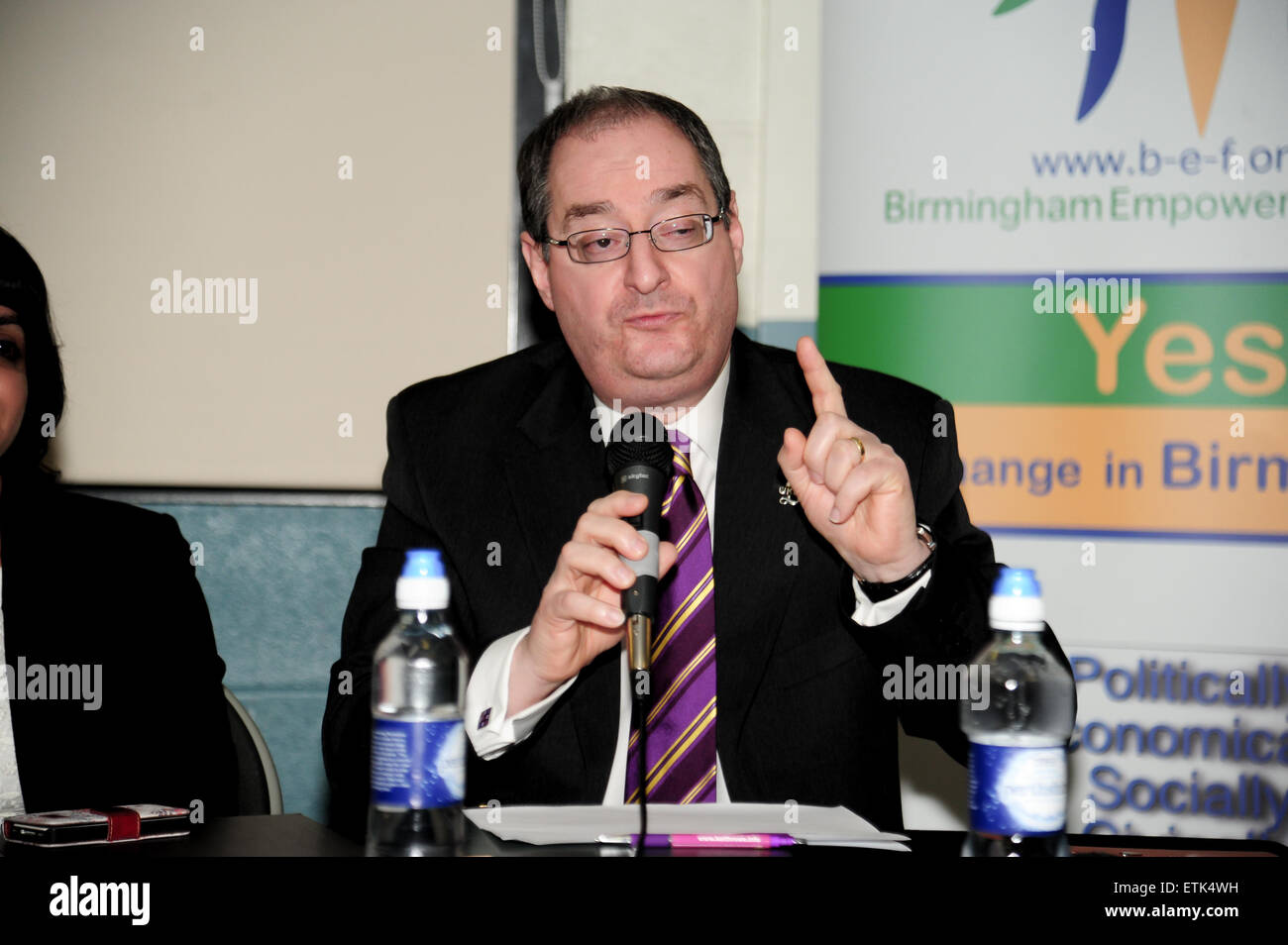 Political party memmbers attend an open Question Time in the Handsworth ...