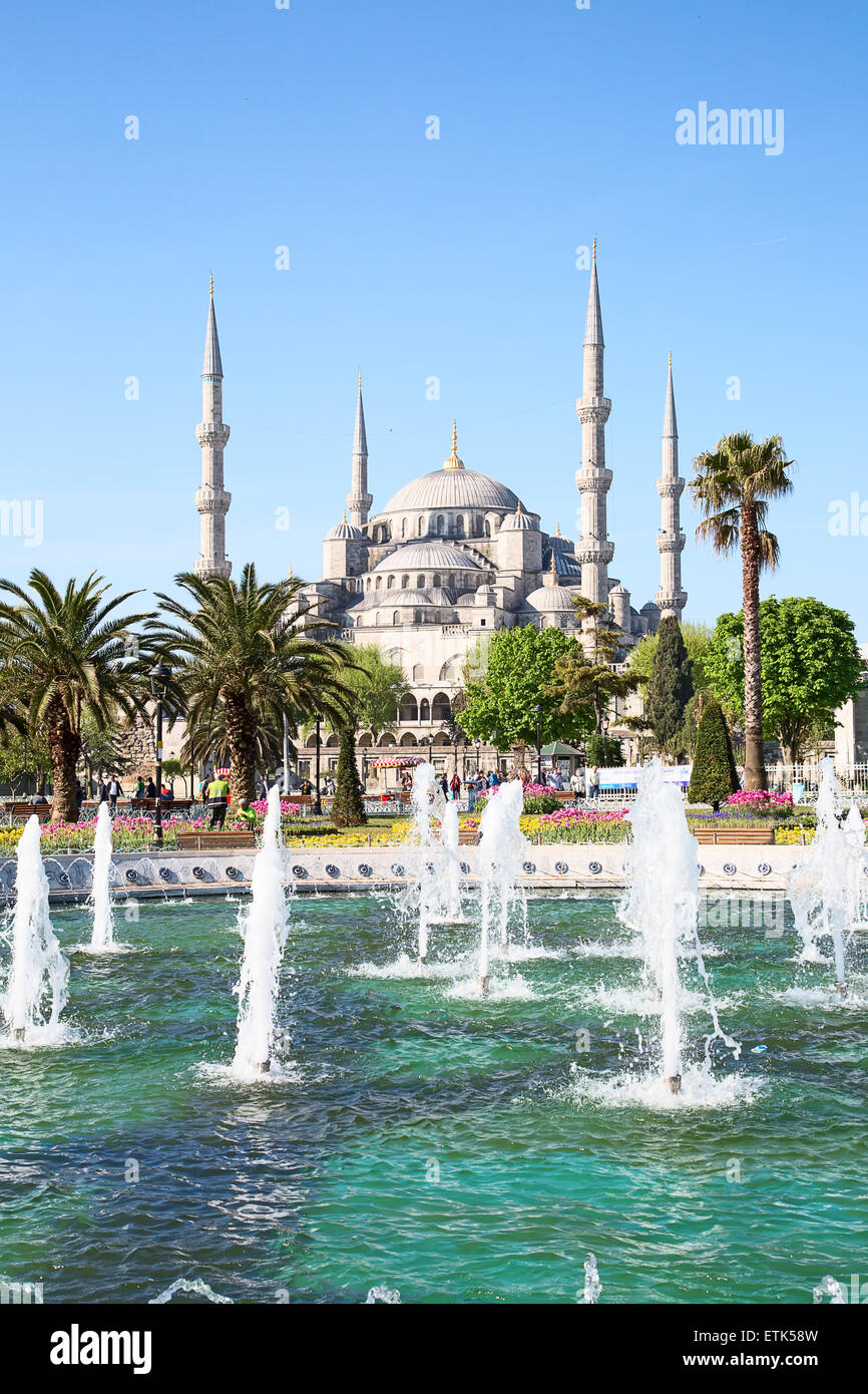 Famous "Blue mosque" in Istanbul, Turkey Stock Photo - Alamy