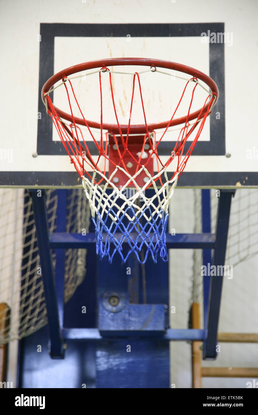 Close-up photo of an basketball hoop as a background Stock Photo - Alamy