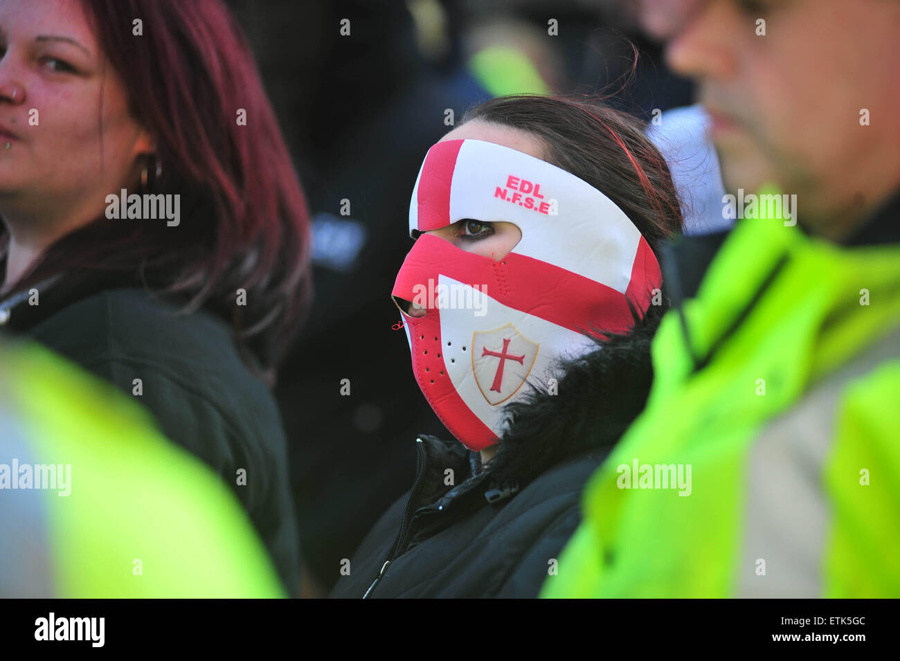 The English Defence League (EDL) held a rally in Manchester city centre ...