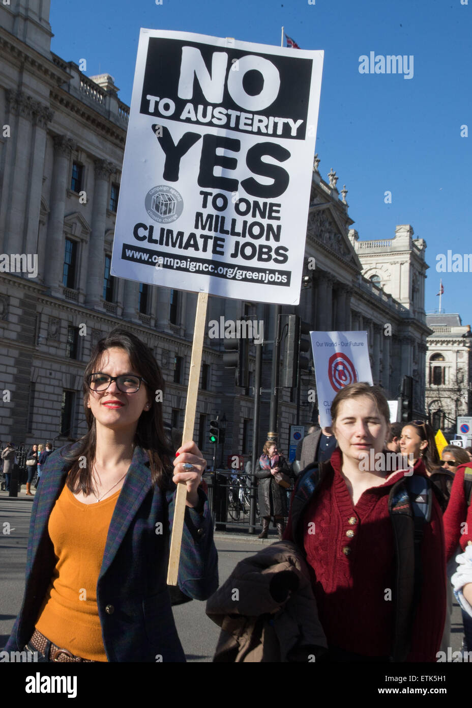 Tens of thousands attend the The People’s Climate March in London. The ...