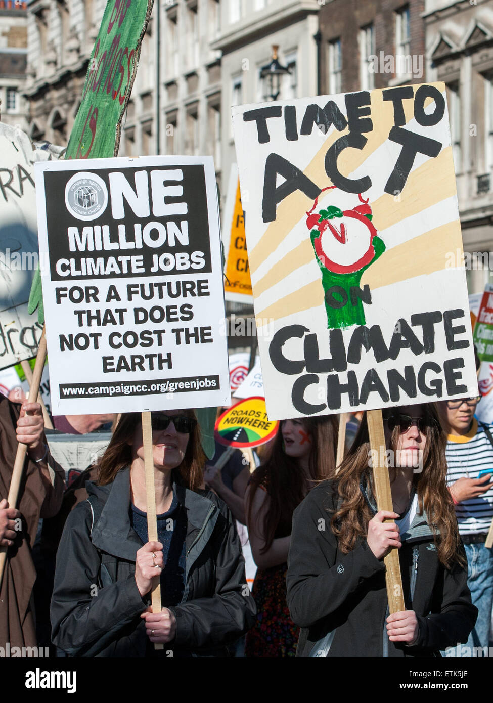 Tens of thousands attend the The People’s Climate March in London. The ...