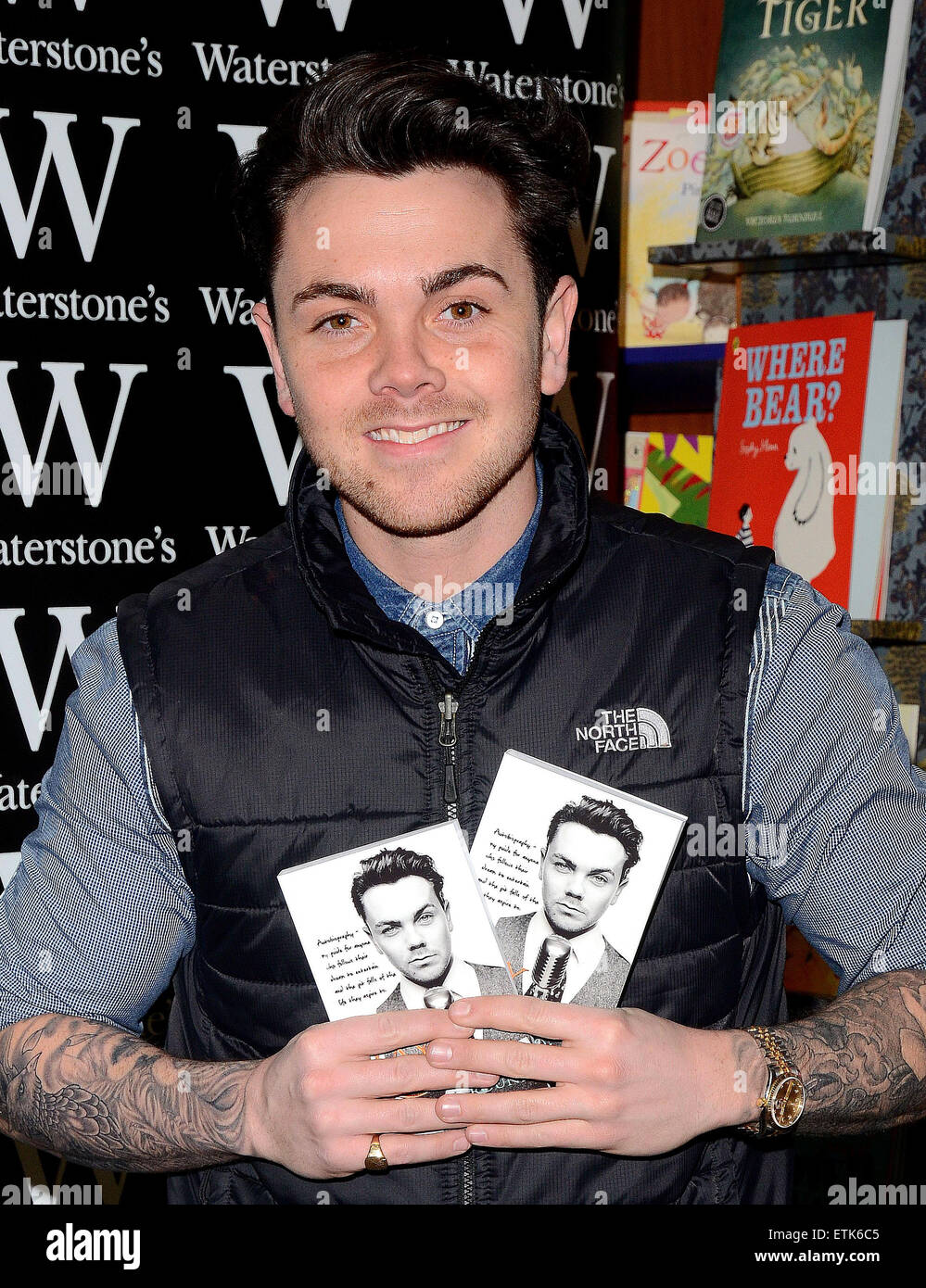 Ray Quinn signing copies of his autobiography "This Time Around".at ...