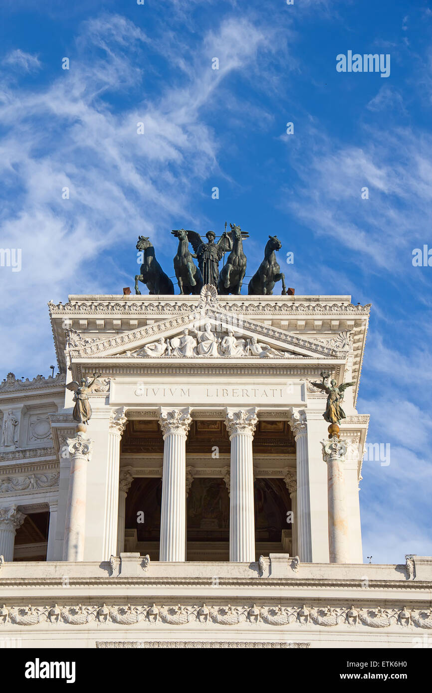 Famous "Altare della Patria" in Rome, Italy Stock Photo - Alamy