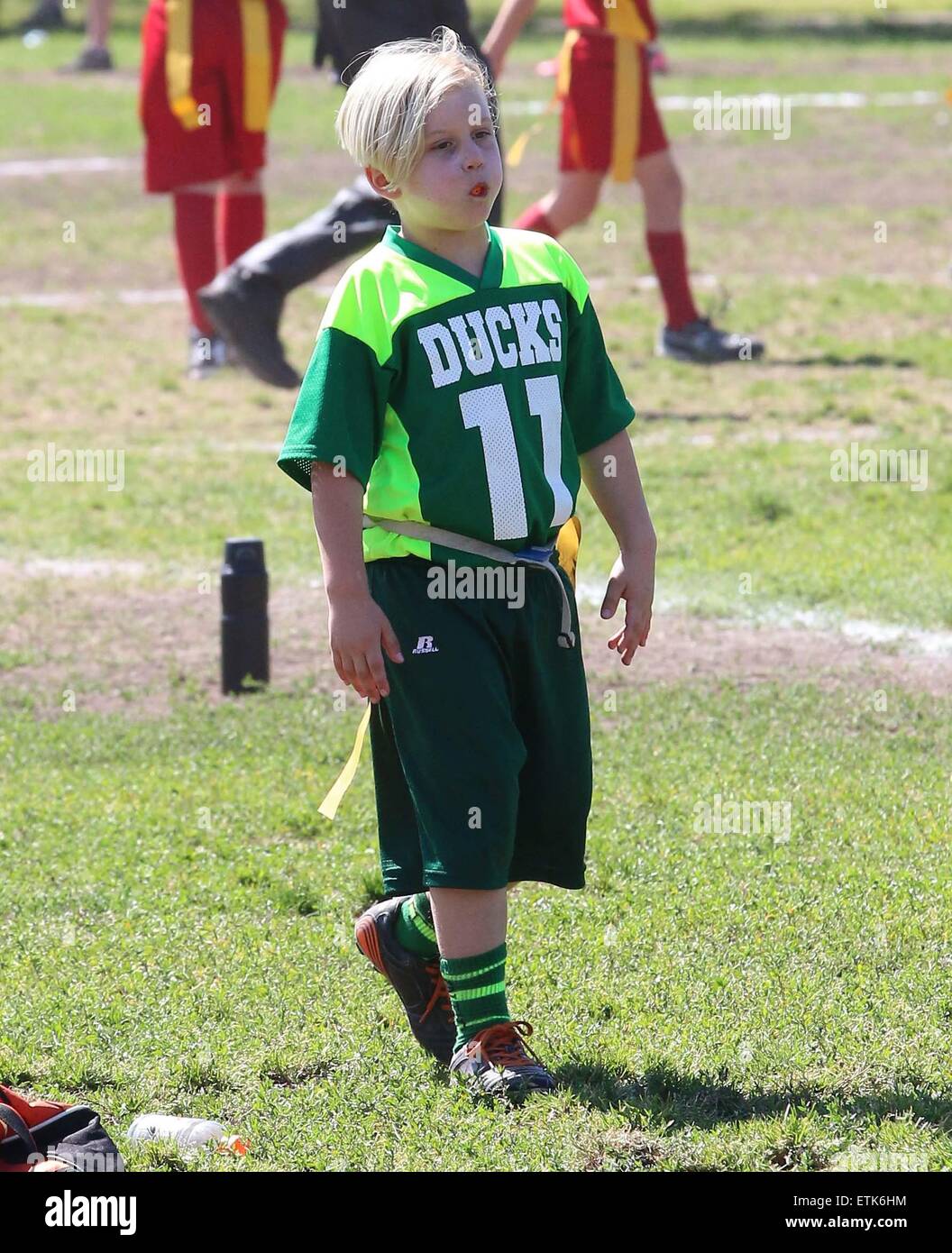 Gwen Stefani was seeing taking the boys to the soccer game at Beaman ...