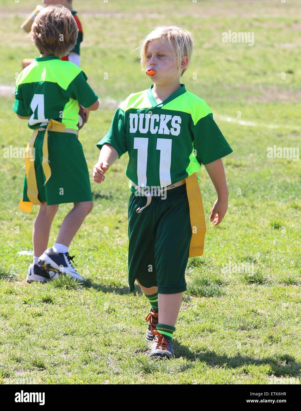 Gwen Stefani was seeing taking the boys to the soccer game at Beaman ...