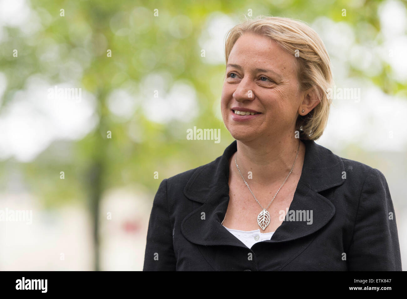 Leader of the Green Party in England and Wales Natalie Bennett Stock ...
