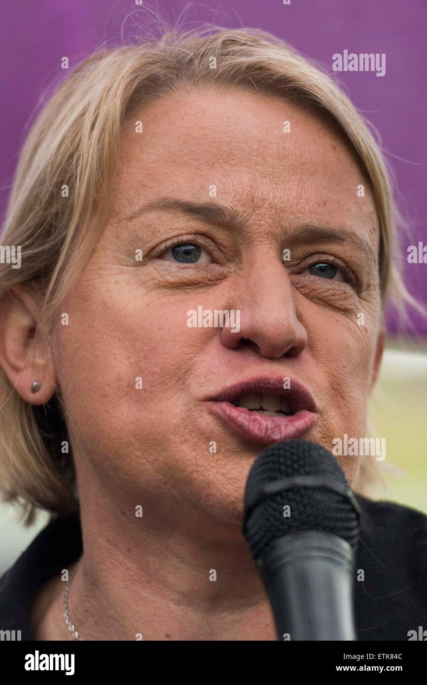 Leader of the Green Party in England and Wales Natalie Bennett Stock ...