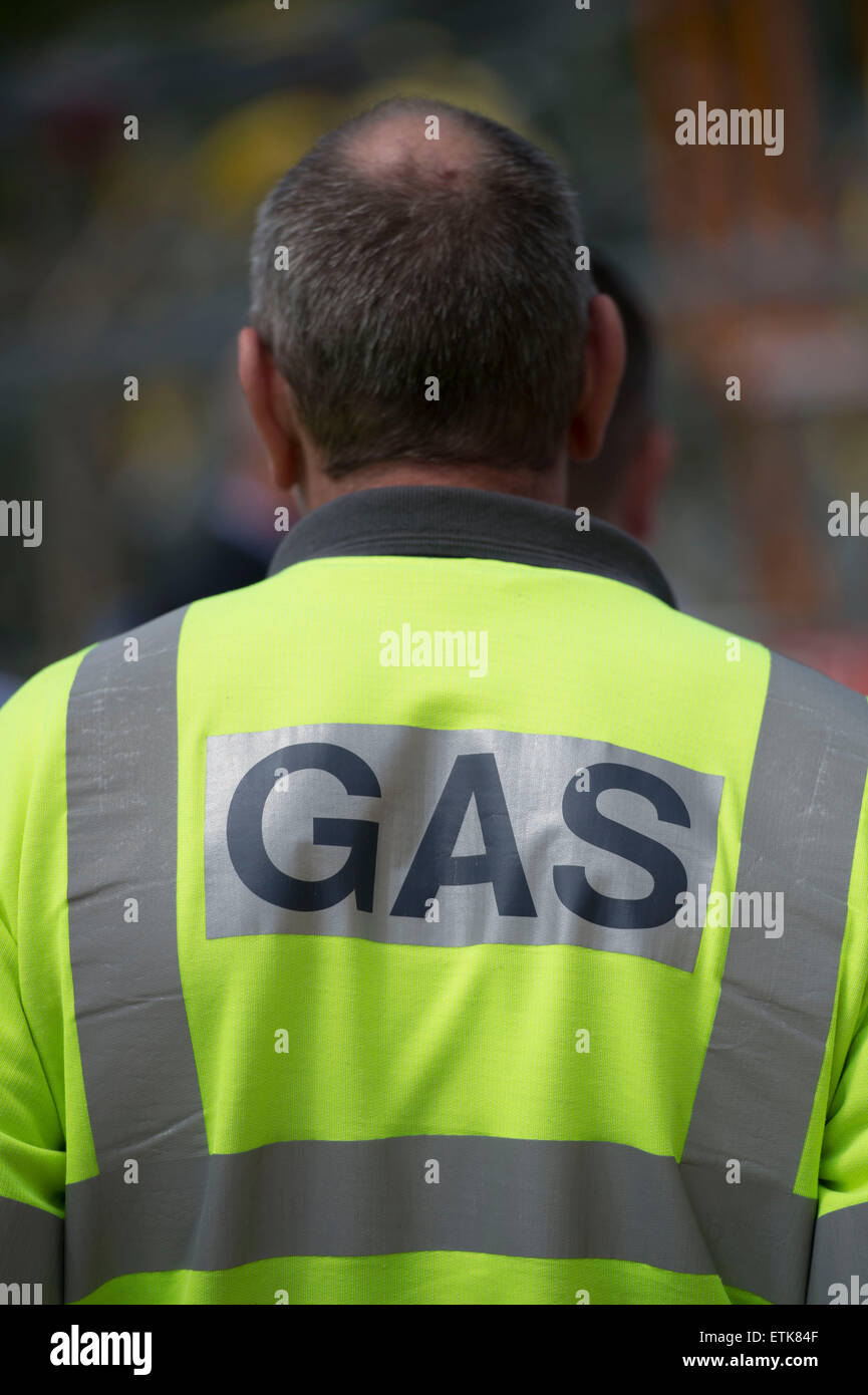 A gas engineer at work Stock Photo - Alamy