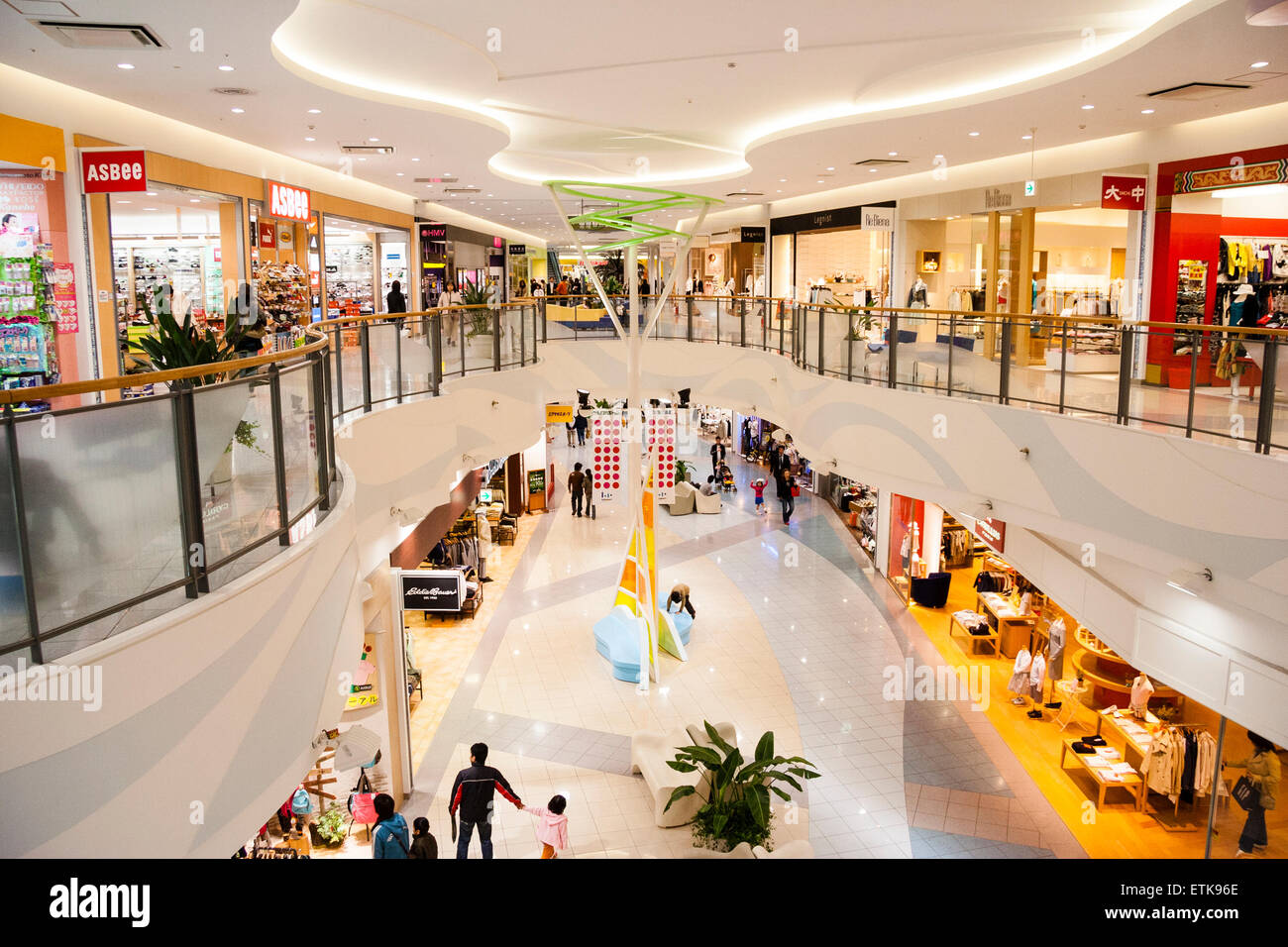 Japan nishinomiya shopping mall interior hi-res stock photography and ...