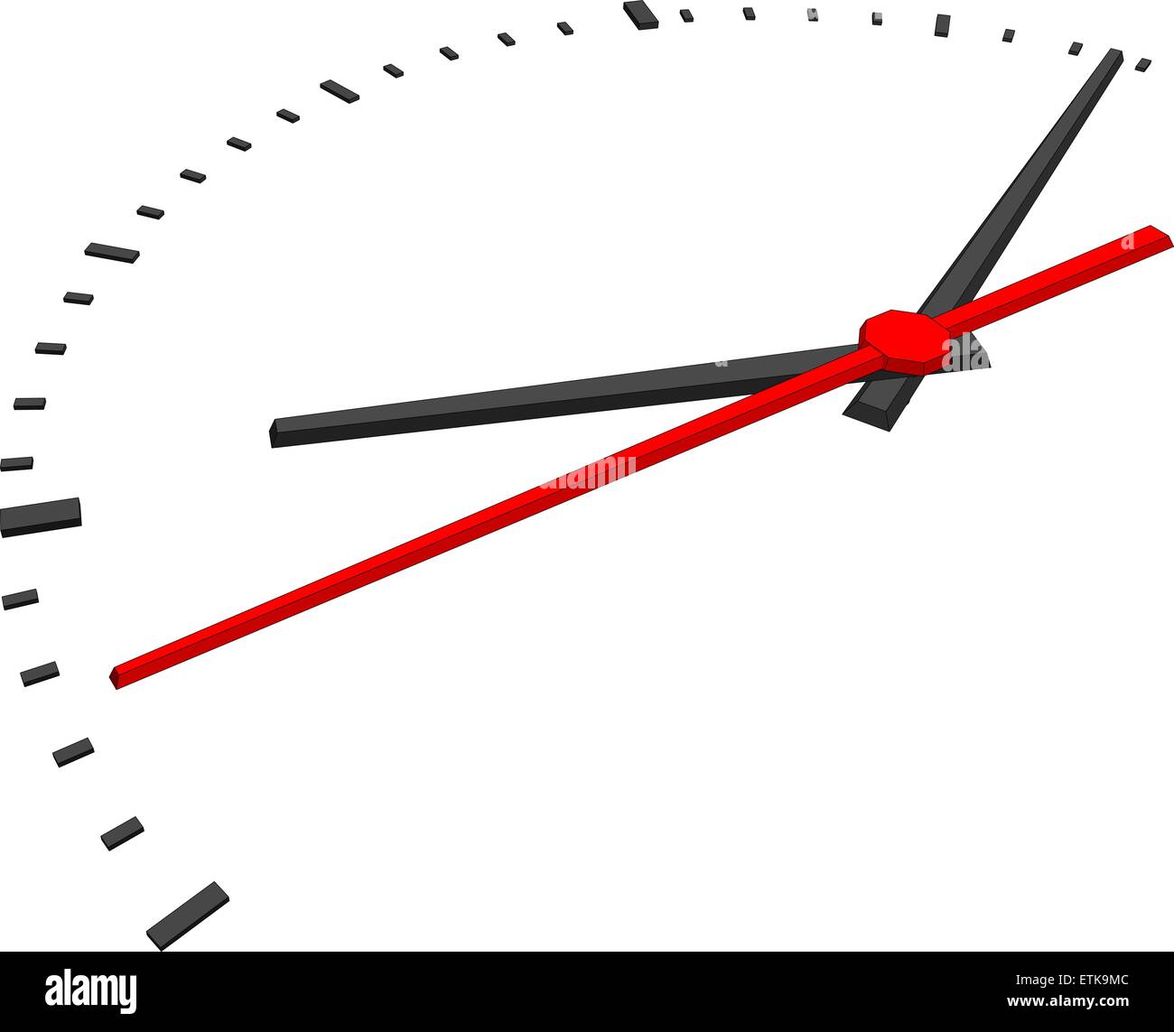 Side view clock Stock Vector Images - Alamy