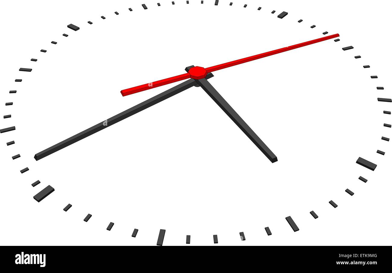 Clock face close up Stock Vector Images - Alamy