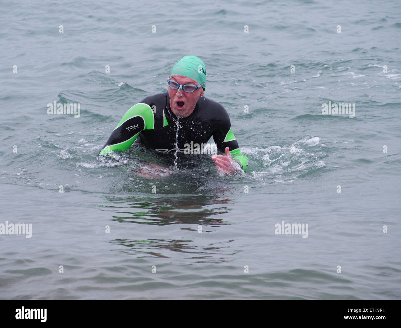 Man emerging water hi-res stock photography and images - Alamy
